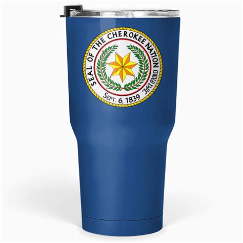 Great Seal Of The Cherokee Nation Tumblers 30 Oz Sold By Divya
