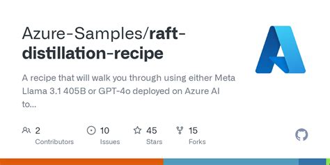 raft distillation recipe 2 finetune ipynb at main · azure samples raft
