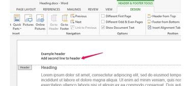 How To Add A Line To A Header In Word Techwalla