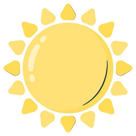 Free Vector Bright Sun Design