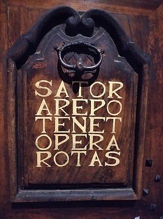 Cuadrado Sator Wikipedia La Enciclopedia Libre