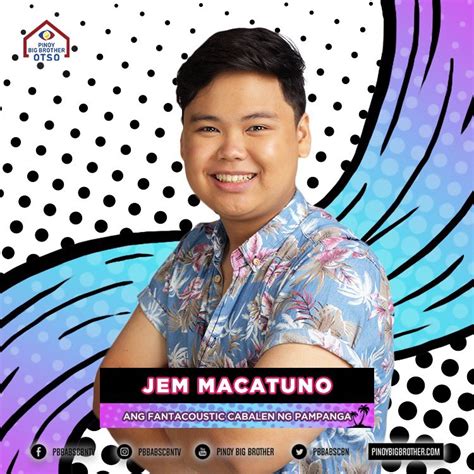 Jem Macatuno Big Brother Wiki Fandom