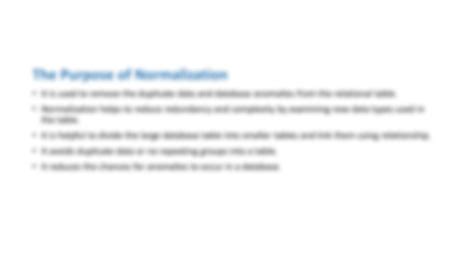 Solution Normalization Define Purpose Anomaly Types Normaliztion Rules And Its Types Bs It Comp