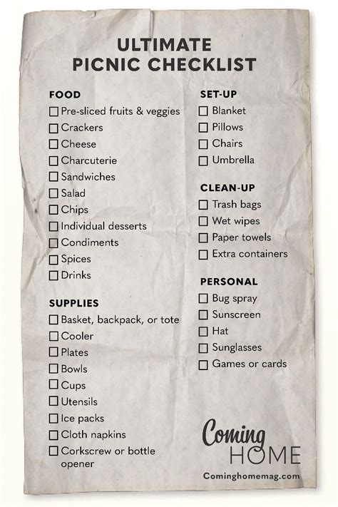 Best 13 15 Rules For Picnic Artofit