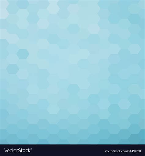 Blue Background Hexagons Polygonal Style Eps Vector Image