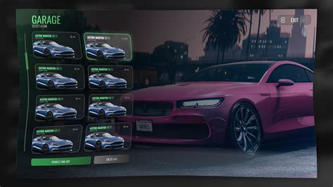 Garage Ui Design Fivem Behance Behance