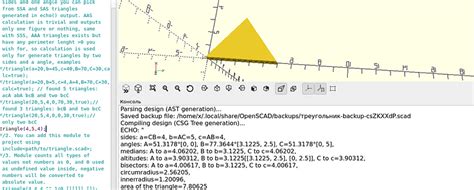 openscad triangle generator free 3d model on