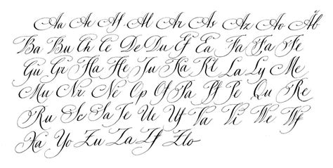 25 Vorlagen Kalligraphie übungsblätter