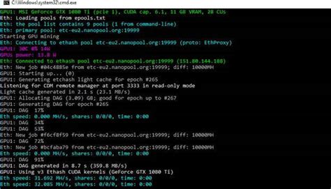 Mining Ethereum Classic Etc Detailed Instructions 2024