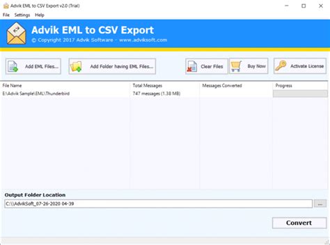 How To Export Thunderbird Emails To Excel Csv File