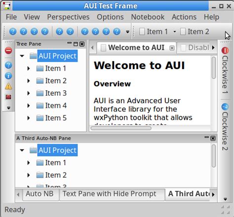 The Overflow Button Of Agw Aui AuiToolBar May Disappear Issue 870 WxWidgets Phoenix GitHub