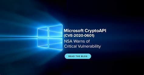 Microsoft Cryptoapi Cve 2020 0601 Nsa Warns Of Critical
