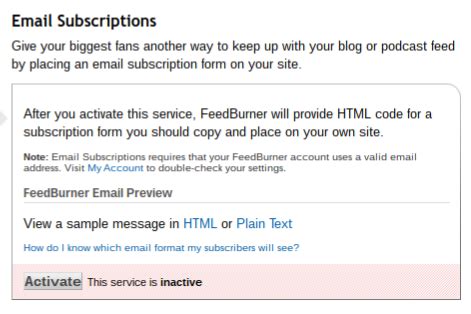 Blogger Magic FeedBurner Email For Your Blog