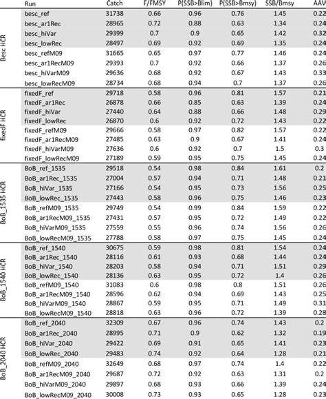 6 Median Performance Statistics Of All Robustness And Reference Runs