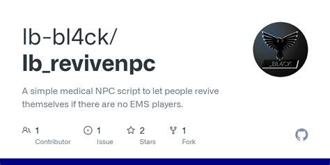 Github Lb Bl4cklbrevivenpc A Simple Medical Npc Script To Let