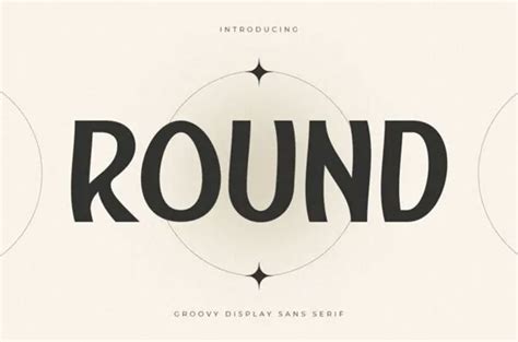 Round Groovy Font FreeDaFonts