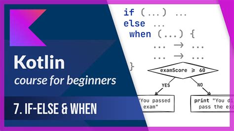 if else and when kotlin tutorial part 7 youtube
