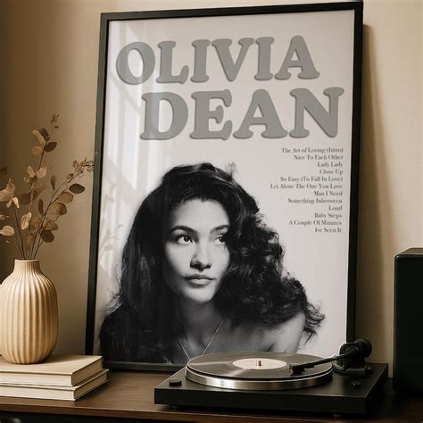 Olivia Dean Poster Etsy Uk