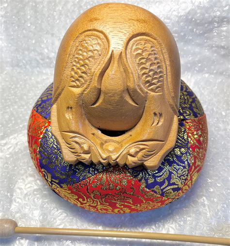 Mokugyo Wooden Gong Set Butsugu Handmade Japan Etsy