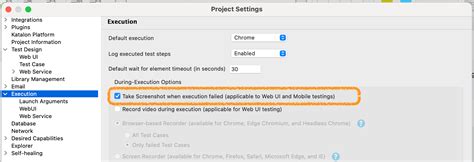 Set Execution Settings In Script Web Testing Katalon Community