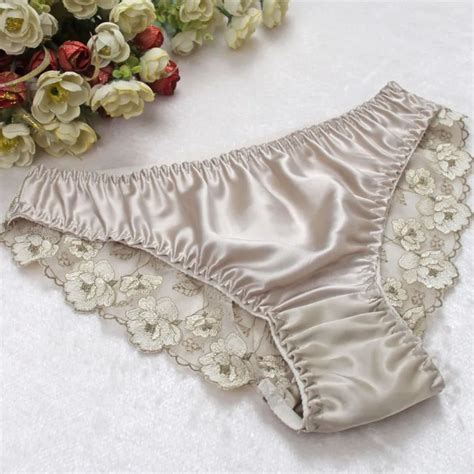 Silk Bikini Panties With Lace At Annabelle Wang Blog