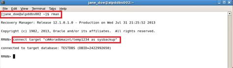 Oracle Database 12c Rman Backup For Multitenant Architecture