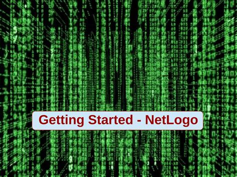Introduction To Agent Based Modeling Using Netlogo Pdf Programming