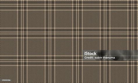 격자 무늬 직물 패턴 갈색 크림색 섬유 및 현대 옷 스커트 또는 장식용 직물 디자인에 대한 이음새가 없습니다 벡터 일러스트 레이 션 갈색에 대한 스톡 벡터 아트 및 기타