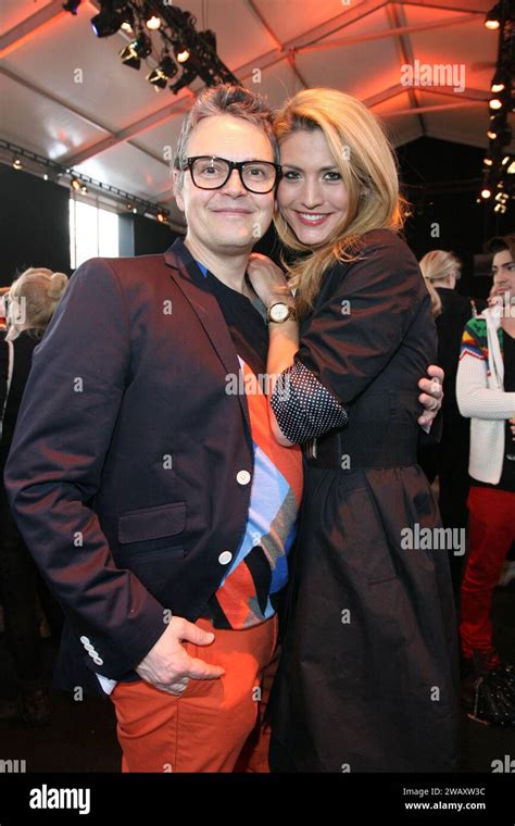 Rolf Scheider Und Fiona Erdmann Lena Hoschek Showlena Hoschek Show During Mercedes Benz Fashion
