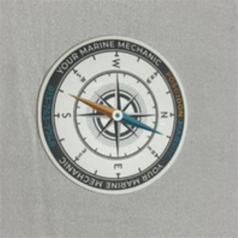 Sticker Compass Poseidon Marine