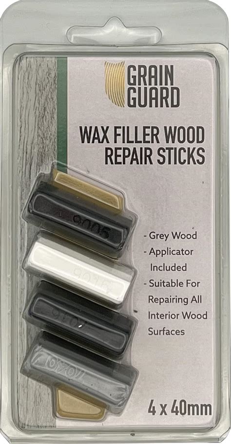 Grain Guard Wax Filler Wood Repair Sticks Grey Wood Furniture