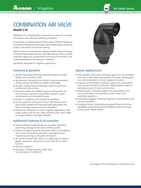 Válvula De Aire Bermad Combinada C10 Pdf