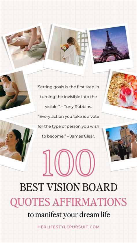 100 Best Vision Board Quotes To Include In Your Next Vision Board