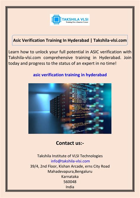 PPT Asic Verification Training In Hyderabad Takshila Vlsi Com PowerPoint Presentation ID
