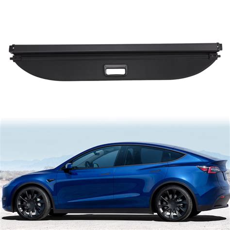Car Trunk Retractable Cargo Cover For 2020 2022 Tesla Model Y Rear Trunk Parcel Shelf Luggage