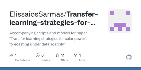 Github Elissaiossarmastransfer Learning Strategies For Solar Power