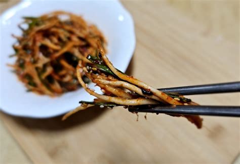 삼채 무침 삼채나물 무침 삼채나물 초무침