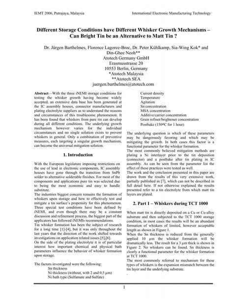 Intel Assembly And Test Technology Journal Paper Atotech Inc