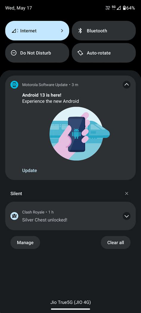 I Got Android 13 Update On Moto Edge 30 R Motorola