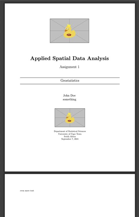 r markdown body text after latex title page not showing rmarkdown