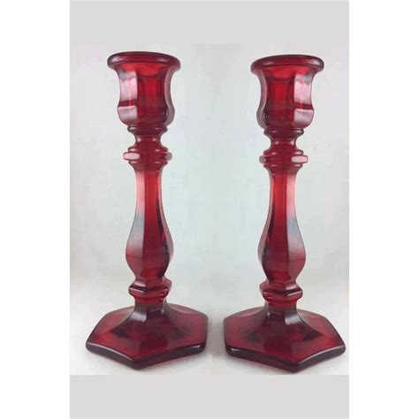 Panel Candlestick Holders Helen And Phil Rosso Wholesale Glass Dealers Inc
