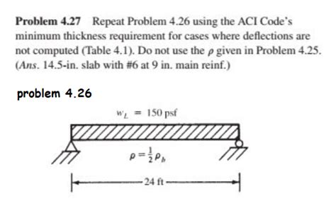 solved problem 4 27 repeat problem 4 26 using the aci code s