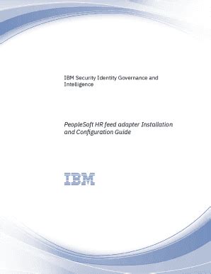 Fillable Online IBM Security Identity Governance And Intelligence Version Fax Email Print
