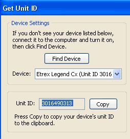 Unit Identification Code Search System