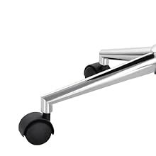 Eugad 1 X Tabouret De Bureau Tabouret Roulant Pivotant Et Réglable