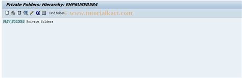 SO03X SAP Tcode SAPoffice Private Folders Transaction Code