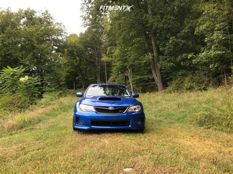 2012 Subaru Wrx Base With 18x9 Rota G Force And Michelin 245x35 On Lowering Springs 880846