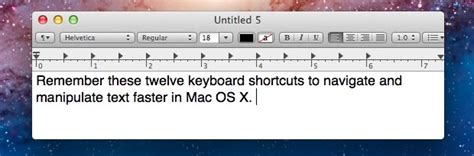 12 Keyboard Shortcuts For Navigating And Selecting Text In Mac Os X