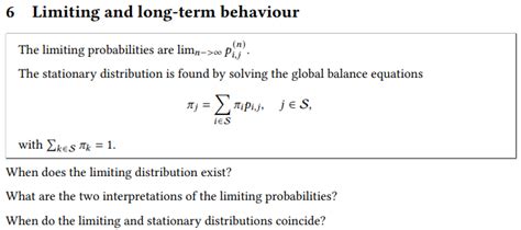 Solved Markov Chains 6 Limiting And Long Term Behaviour
