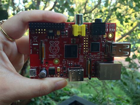 Red Pi At Night Raspberry Pi